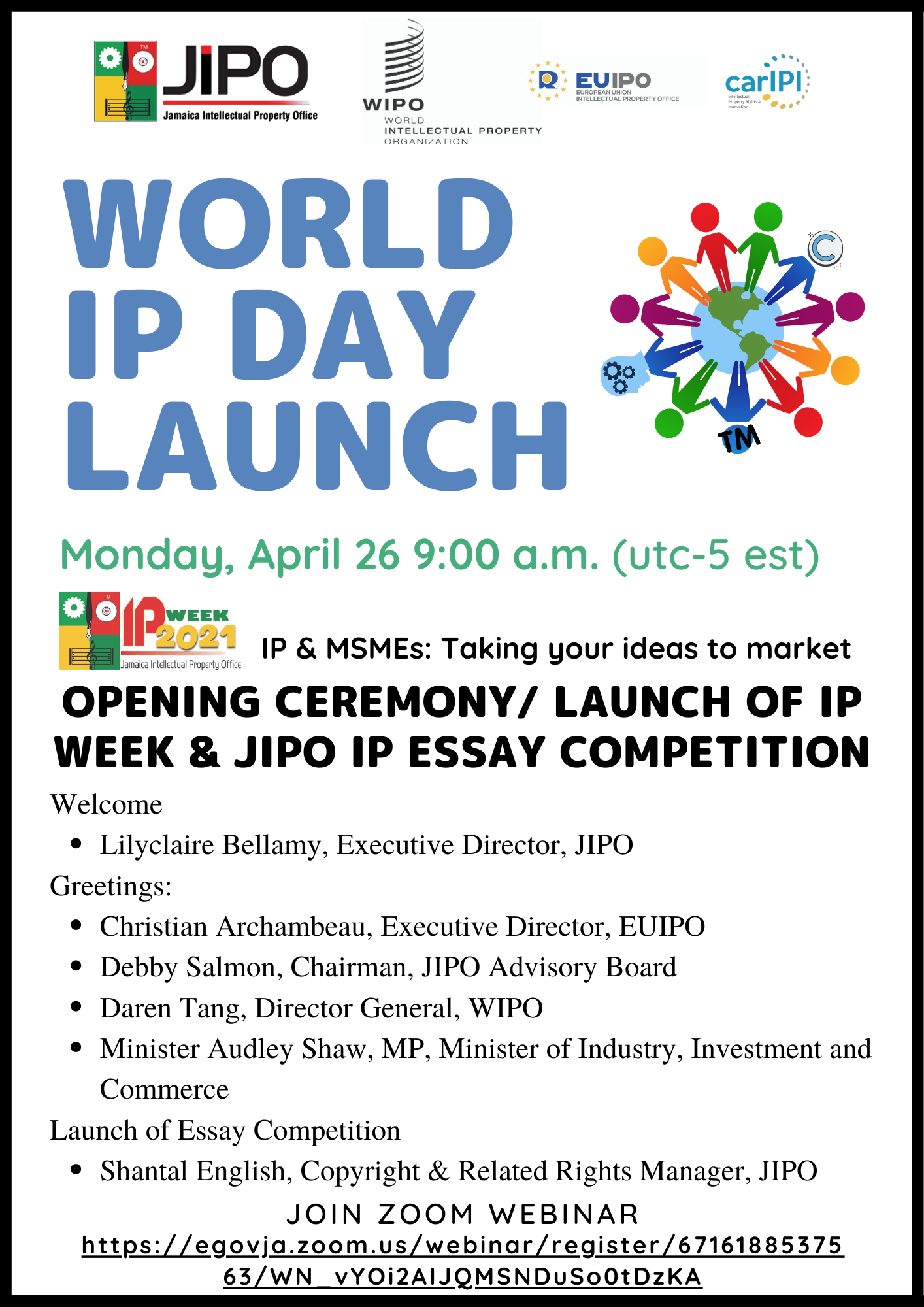 IP Week 2021 IP & MSMEs: Taking your ideas to market | JIPO